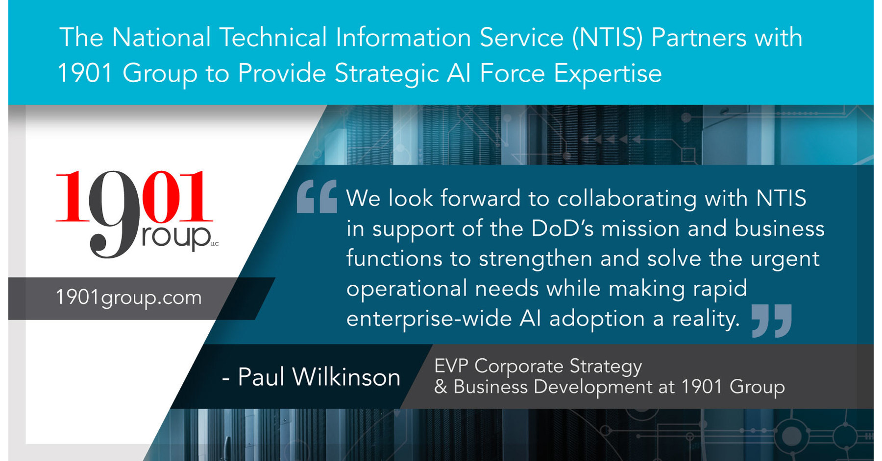 The National Technical Information Service (NTIS) Partners with 1901 ...