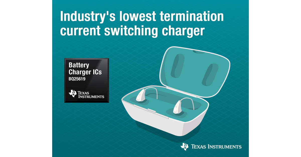 New battery charger delivers industry's lowest termination current to ...
