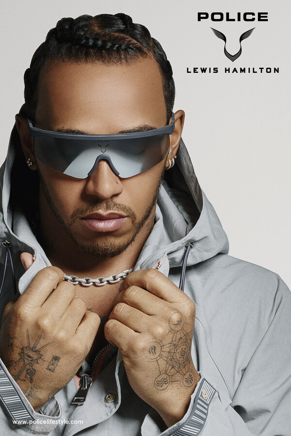 Mode et moteurs s'unissent : « Police X Lewis Hamilton