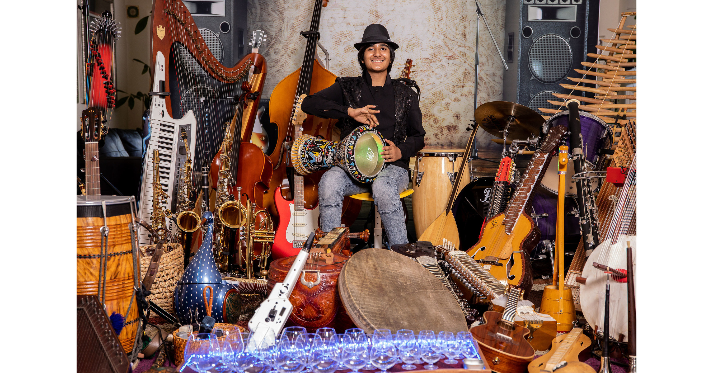 Young California Musical Prodigy Learns 107 Instruments and Breaks ...