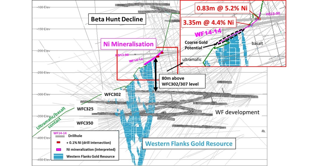 Beta Hunt Gold Mineralized System Continues to Grow