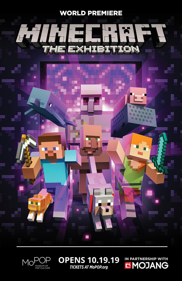 World Premiere of Minecraft: The Exhibition Virtual Landscape Comes to ...