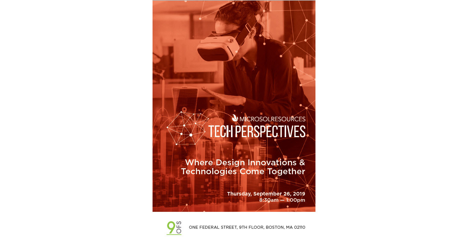 Microsol Resources Hosts TECH Perspectives | Boston 2019