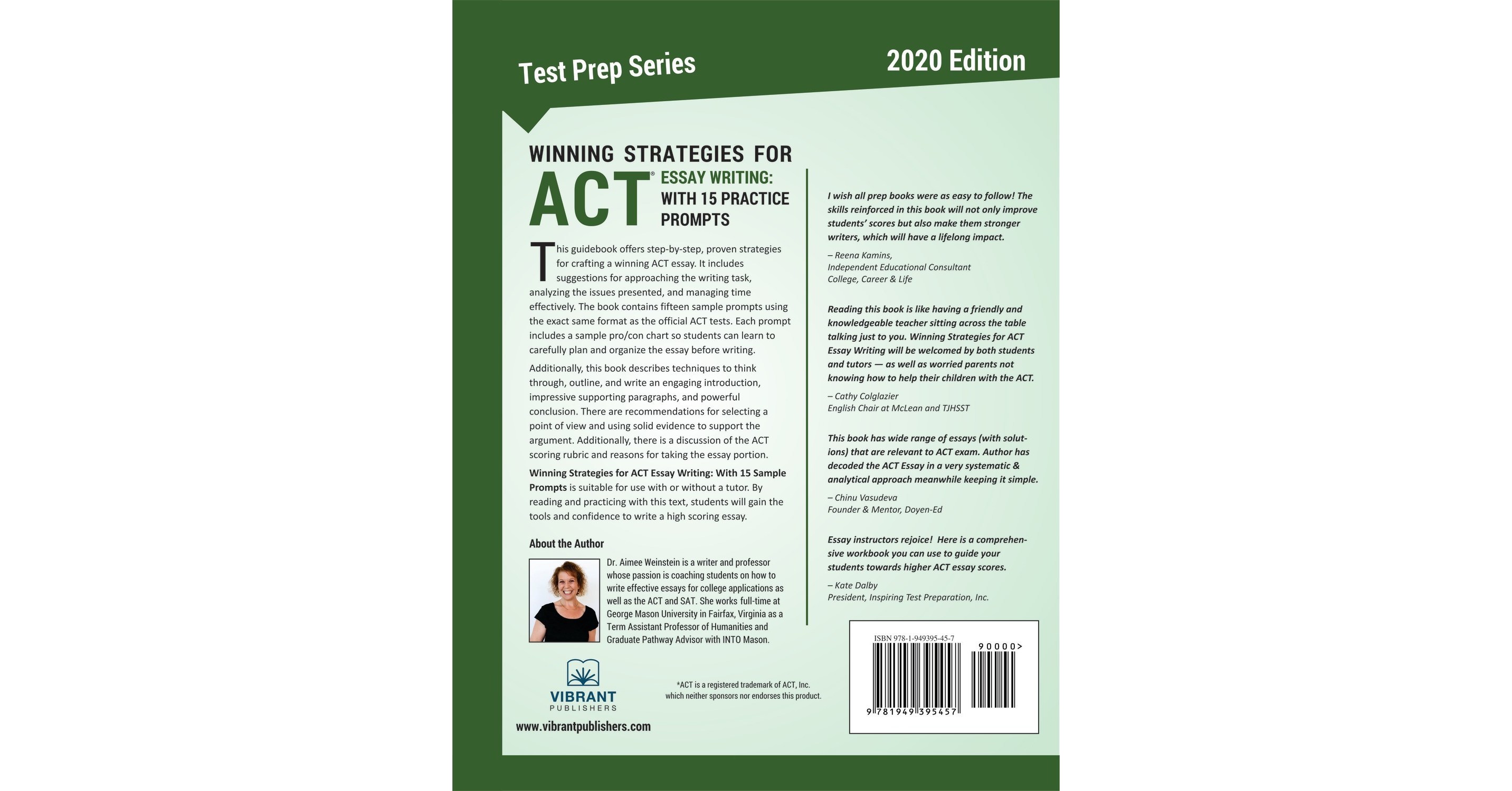 Vibrant Publishers Transforms How Students Prepare for the ACT Essay ...