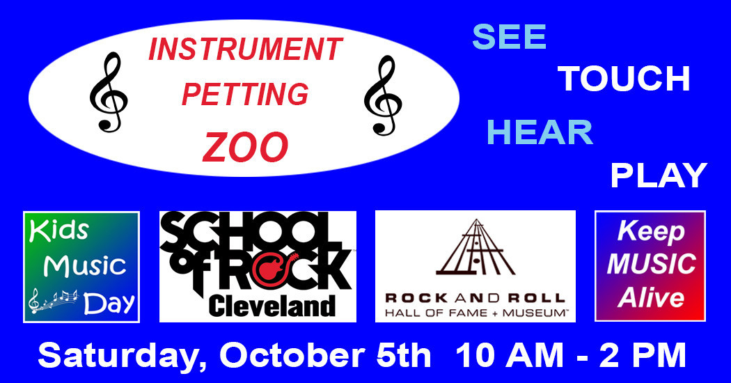Rock Hall to Celebrate Kids Music Day with Musical Instrument Petting ...