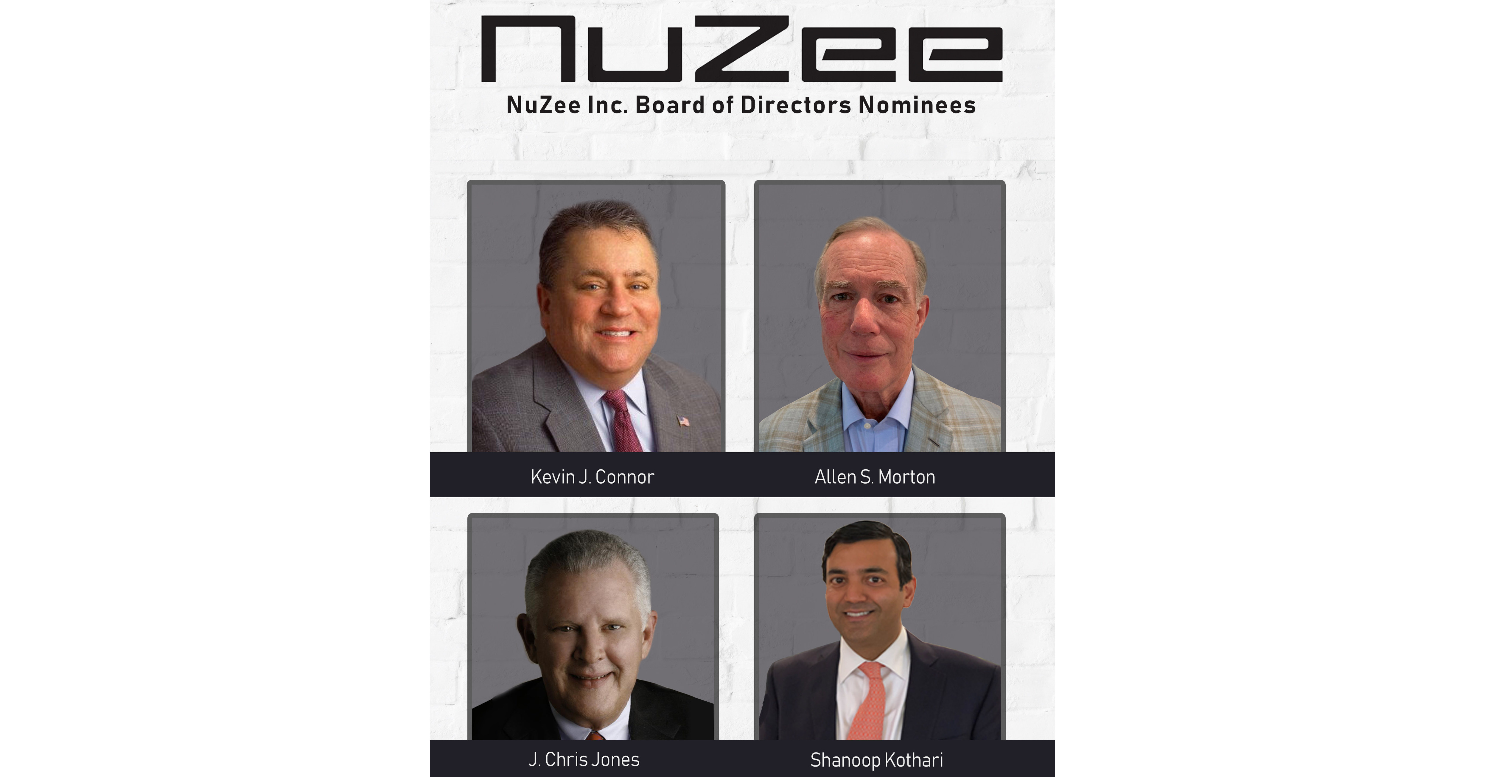 NuZee, Inc. Announces Expansion of Board and Nominations of New Directors