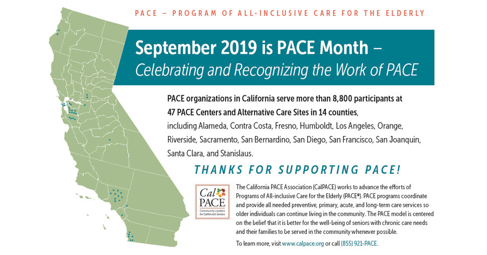 September Recognized As PACE Month In California