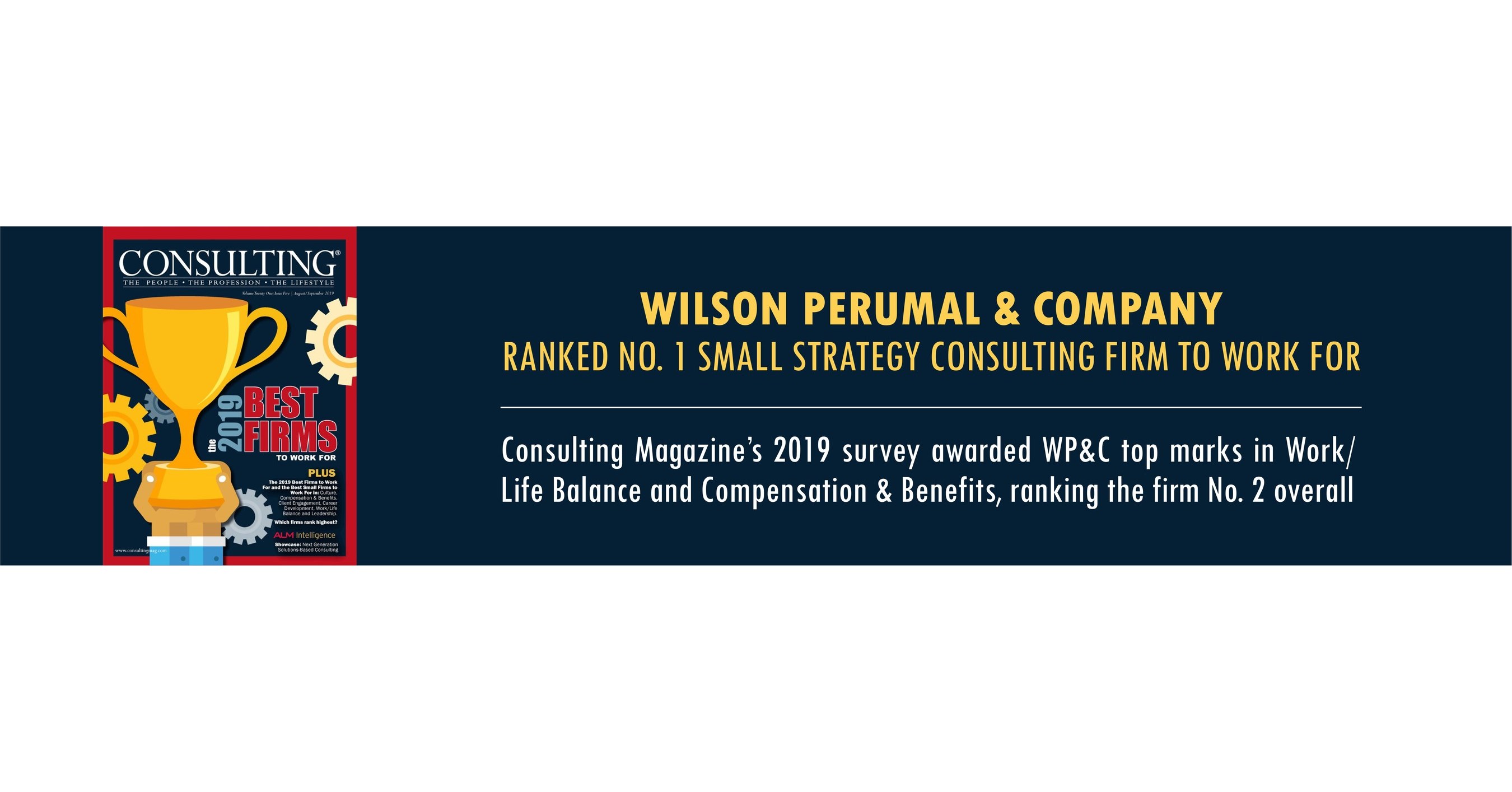 Wilson Perumal & Company Ranked No. 1 Small Strategy Consulting Firm to ...
